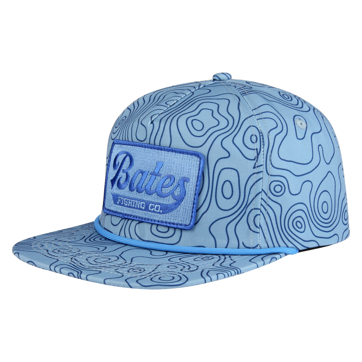 Bates Blue Topo Rope Hat – Bates Fishing Co.