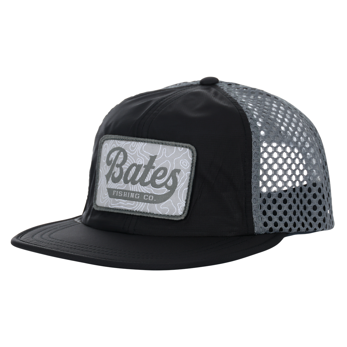 BATES DUAL GREY TOPO PATCH HAT – Bates Fishing Co.